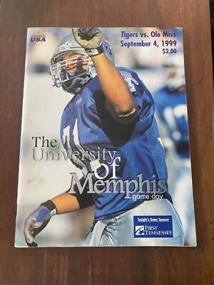 September 4, 1999 Memphis vs. Ole Miss Football Game Program | eBay