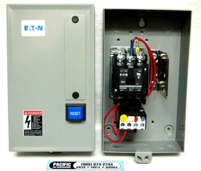 JENNY MAGNETIC MOTOR STARTER 5HP 230V SINGLE PHASE AIR COMPRESSOR PARTS ...