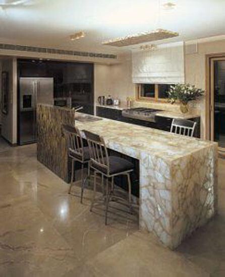 48"x24" White Agate Countertops ,Dining Table, Kitchen Slab Table ...