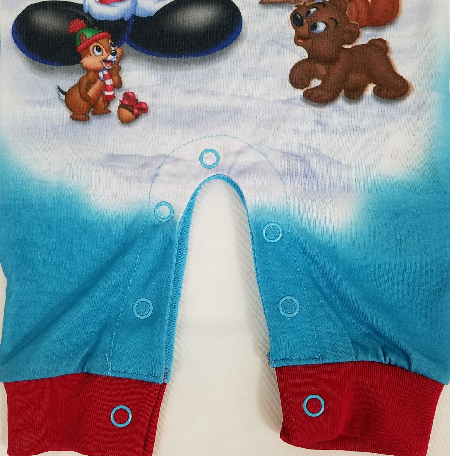 Disney Mickey Mouse Christmas Sleeper Infant 3 Months Baby One Piece ...