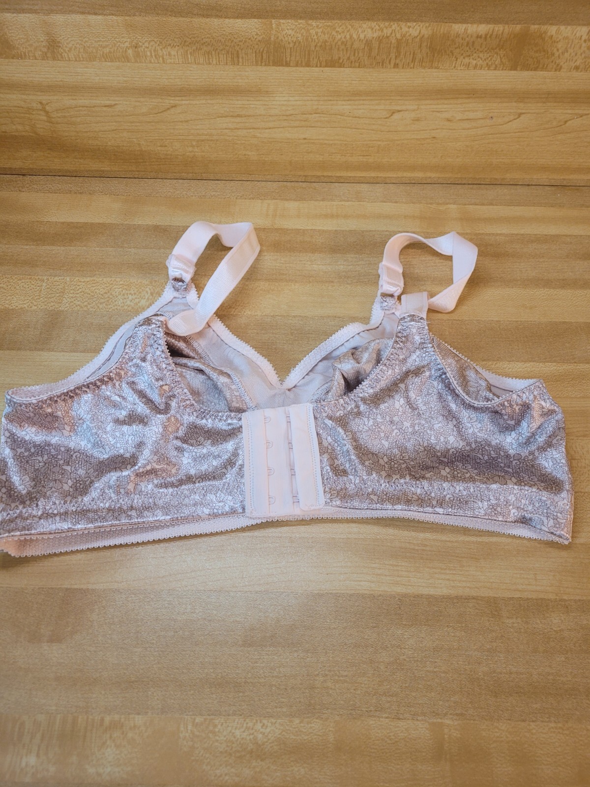 Bali 3820 Flexible Support Full Coverage Bra Satin Wire Free 38DD Beige ...