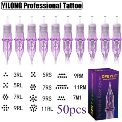 20-50Pcs Mixed Tattoo Cartridge Needles Round Liner Set for Tattoo ...