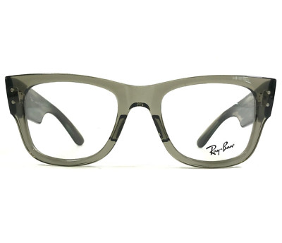 Ray-Ban Eyeglasses Frames RB0840V MEGA WAYFARER 8297 Clear Green Brown ...