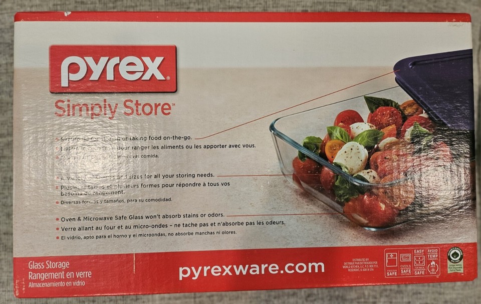 pyrex simply store 12 pc glass storage (Oven & Microwave Safe Glass ...