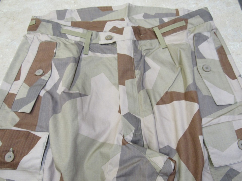 Swedish M90 Desert Camo Trousers Pants Combat M90K Desert Splinter ...