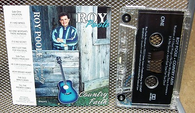 ROY POOLE Country Faith cassette tape Christian country Rodeo Preacher ...