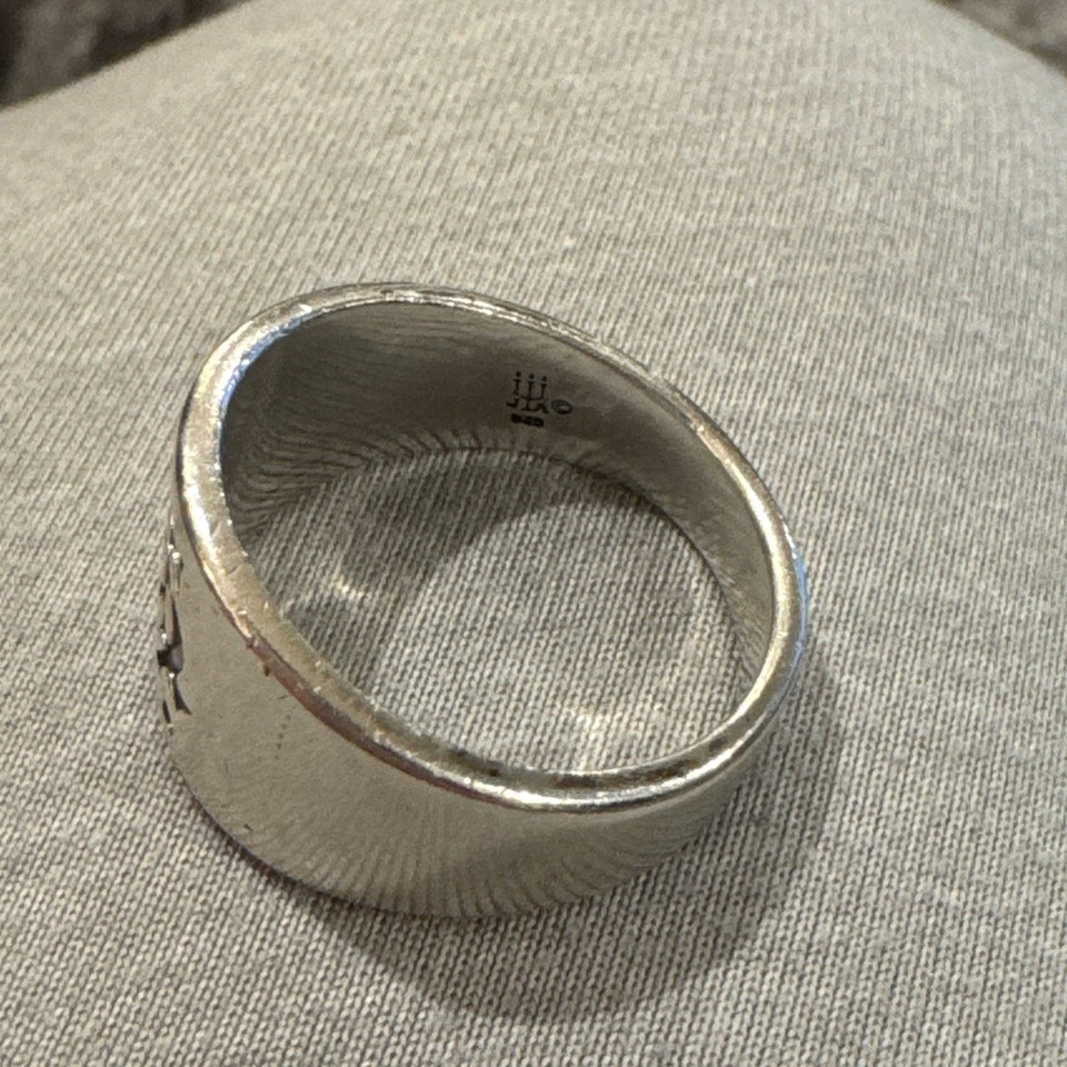 James Avery Retired Alpha And Omega Sterling Silver Ring Size 8.5 | eBay