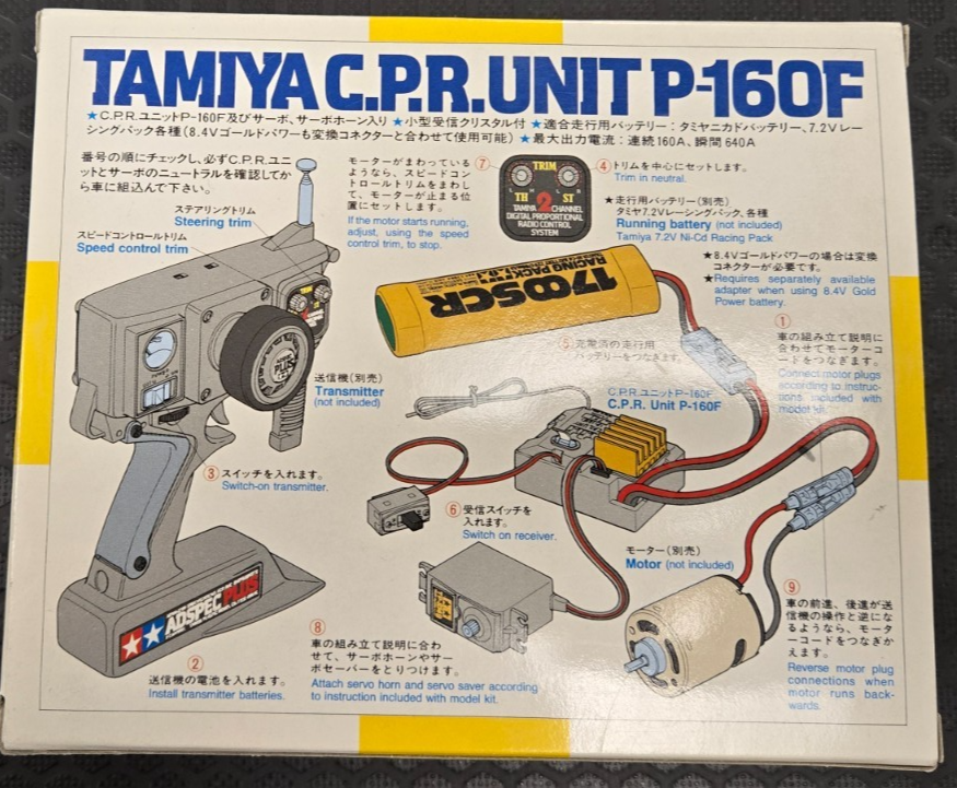 Tamiya CPR Unit P-160F and Servo BRAND NEW NEVER OPENED Vintage RARE | eBay