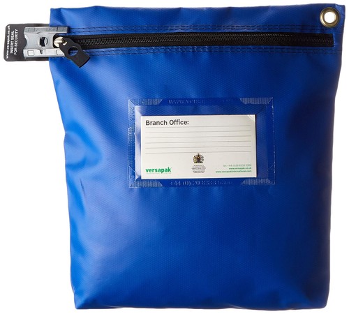 Versapak CCB1_BLS Medium Secure Cash Bag - Blue 5019737000042 | eBay