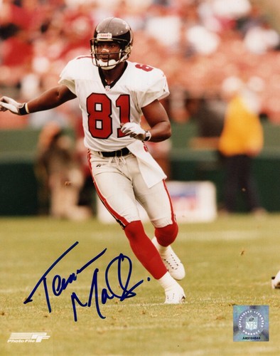 Terance Mathis Atlanta Falcons Hand Signed Autographed 8x10 Photo W/COA ...