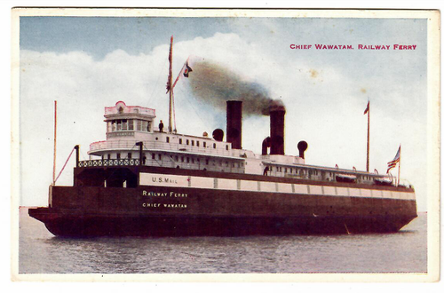 CHIEF WAWATAM (1911) -- Railway Ferry | eBay