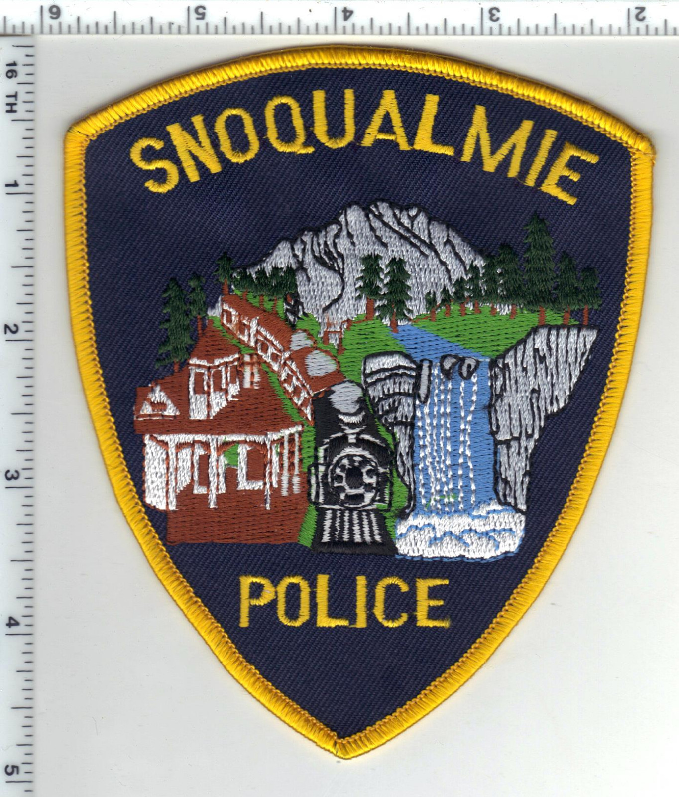 Snoqualmie Police (Washington) Shoulder Patch from the 1980's | eBay