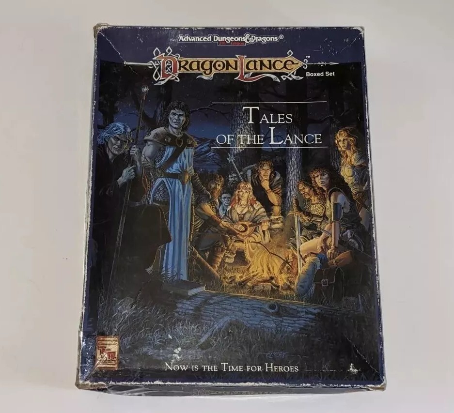 1992 TSR AD&D 2nd Edition Dragonlance: Tales of the Lance boxset - maps ...