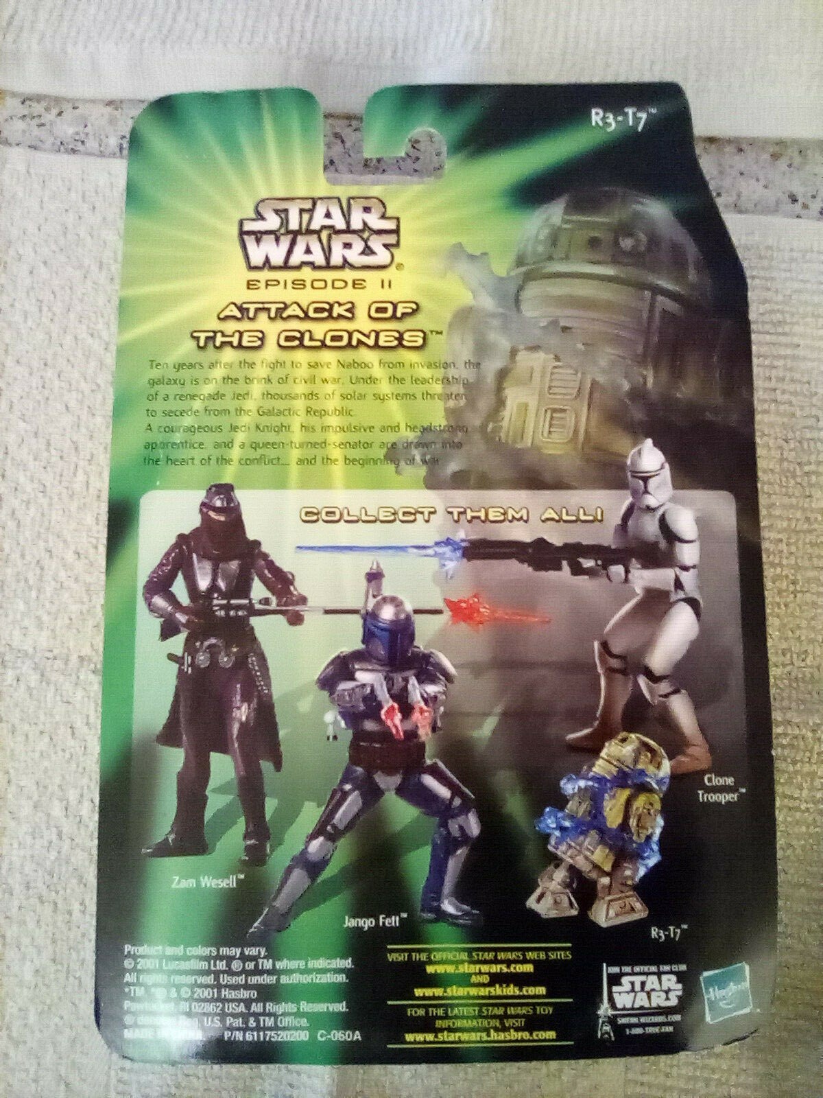 R3-T7 ASTROMECH DROID - STAR WARS - ATTACK OF CLONES - HASBRO - NEW | eBay