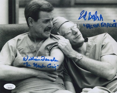 WILLIAM DANIELS & ED BEGLEY JR Signed ST. ELSEWHERE 8x10 Autograph JSA ...