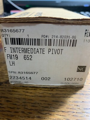 New Rixson FML19-LH-652 Intermediate Fire Rated Pivot, Satin Chrome | eBay