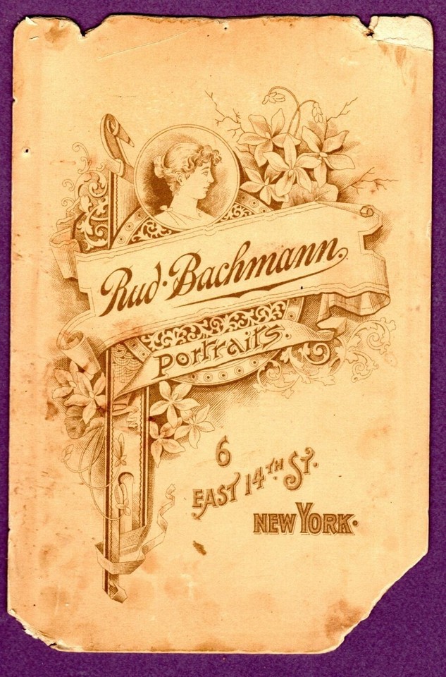 Early 20th Century Photo Woman w/Puffy Shoulders Rud Bachmann Studio NYC | eBay