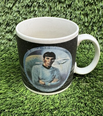 Star Trek Mr. Spock Mug by Hamilton Gifts 1991 Susie Morton Korea 10 Oz ...
