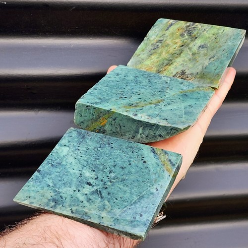 1kg (BUTTS) Raw New Zealand Greenstone / Pounamu Carving Slices ...