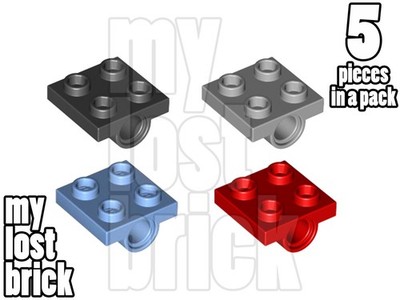 LEGO - Part 2817 - Plates 2x2 with Pin Holes (Pack of 5) + NEW + SELECT ...