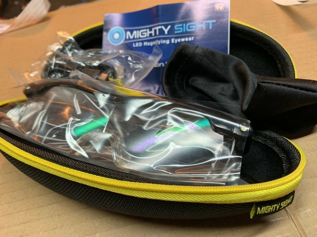 Ontel MISI-MC12 / 4 Mighty Sight Magnifying LED-Powered Glasses for sale online | eBay