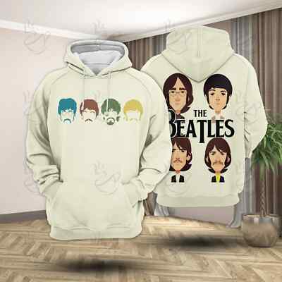 The Beatles Simple Pullover Hoodie, Music Lovers Hoodie Size S-5XL, For ...