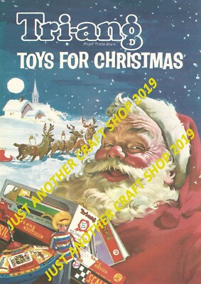 Triang Toys 1964 Christmas Poster A3 Size Catalogue Advert Sign - high ...