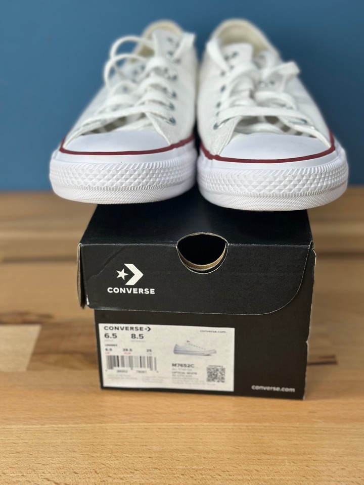 Converse All Star Chuck Taylor Men's Shoes - Low Top White M7652C | eBay