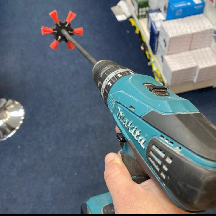 Giannoni heat exchanger cleaning tool with 300mm extension bar | eBay UK