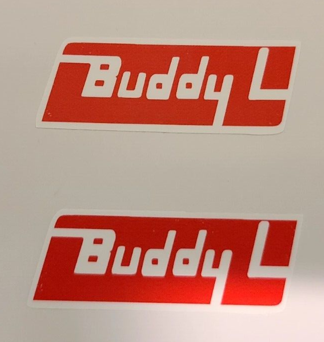 Buddy L Logo set of 2 VINYL PEEL AND STICK DECAL | eBay