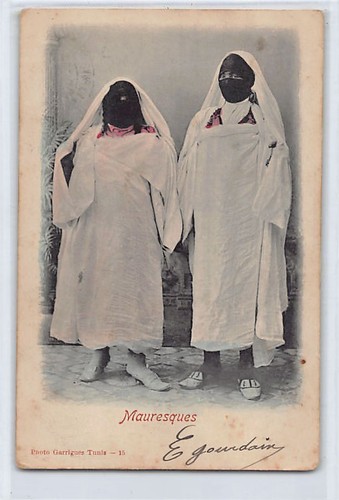 Tunisie - Mauresques - Ed. Garrigues 15 aquarellée | eBay