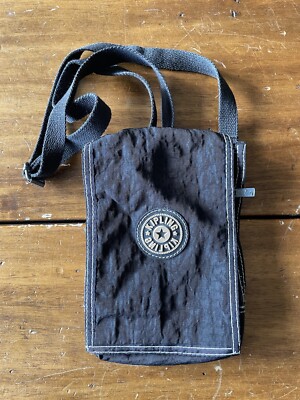 Kipling Small Black Crossbody Bag Purse Nylon Canvas | eBay