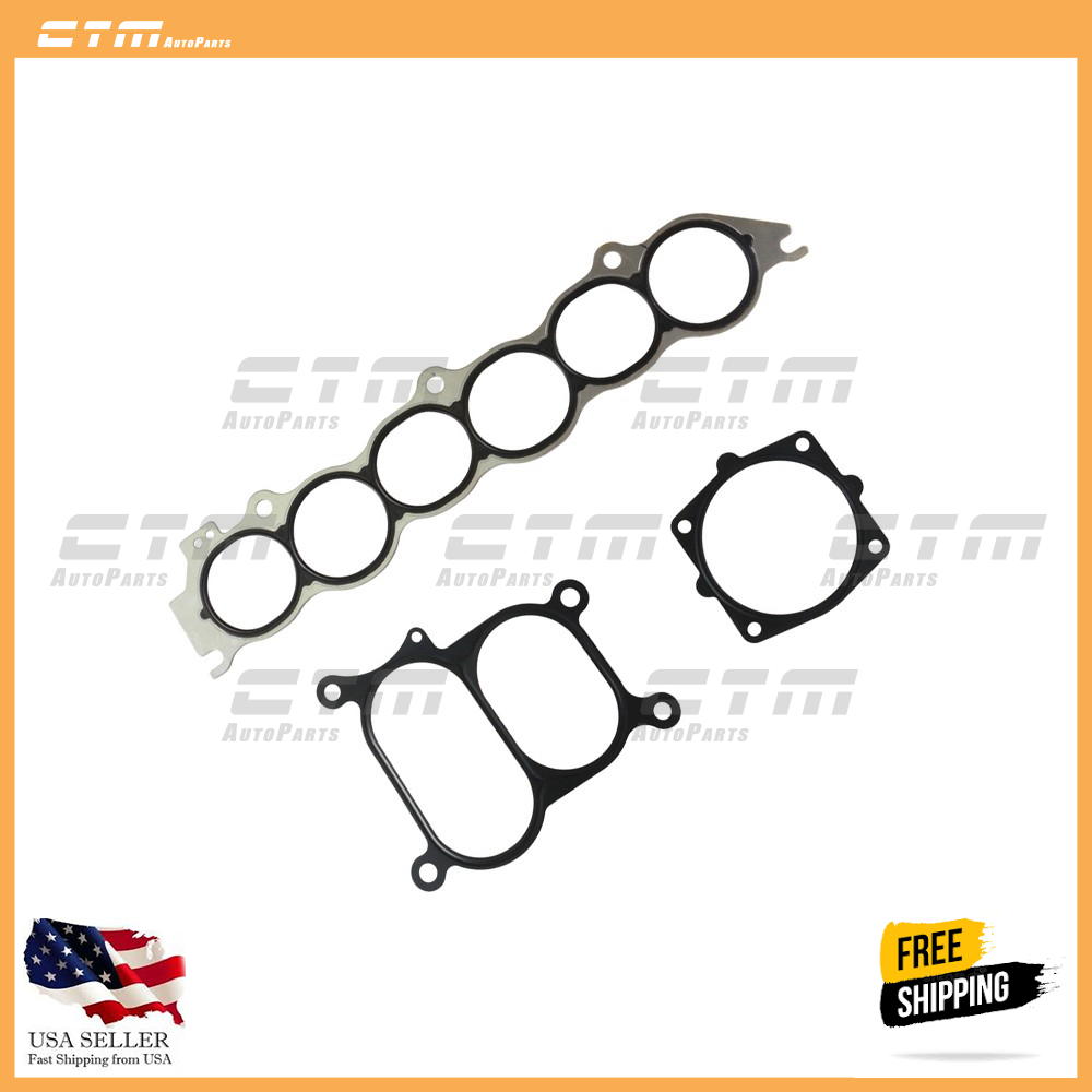 Set Intake Plenum Gaskets Upper for Nissan Altima Murano Maxima Quest ...