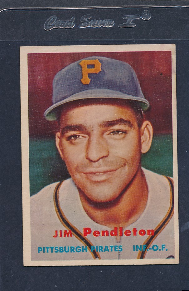 1957 Topps #327 Jim Pendleton Pirates EX 57T327-72316-1 | eBay