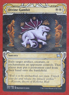 MTG Bling - Showcase - Divine Gambit - Strixhaven: Mystical Archives ...