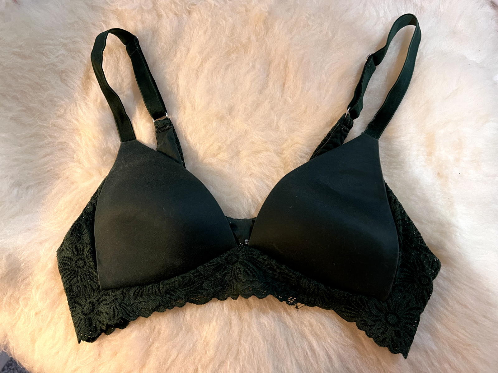 Aerie Real Sunnie Wireless Lightly Lined Blossom Lace Bra 30A - La Paz ...