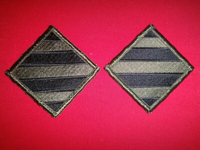 Set Of 2 Subdued Patches US Army 3rd INFANTRY Division (Mechanized) | eBay