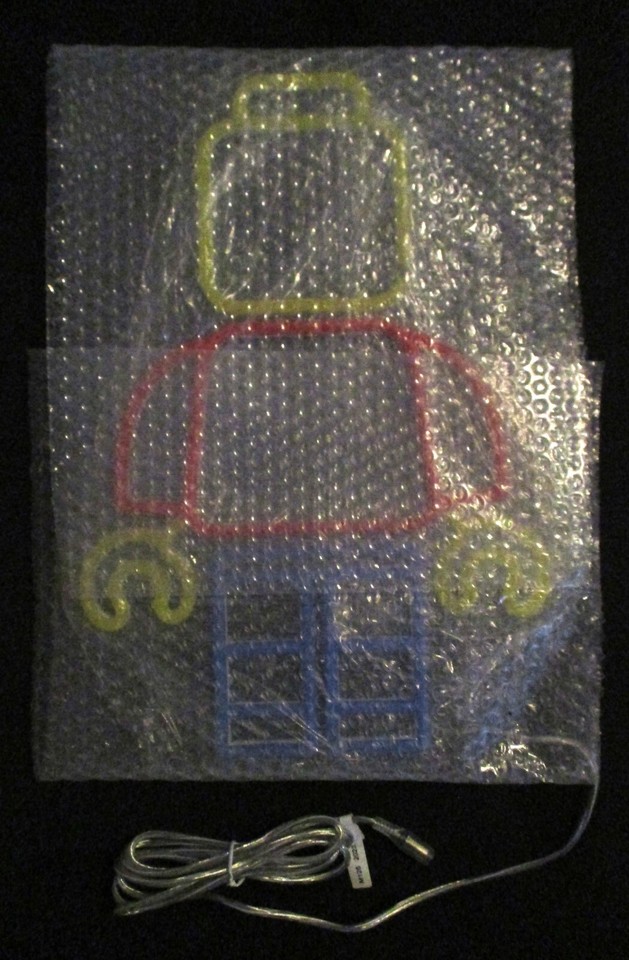 Classic Lego Man LED Neon Wall Light Sign with 11 Function Remote ...