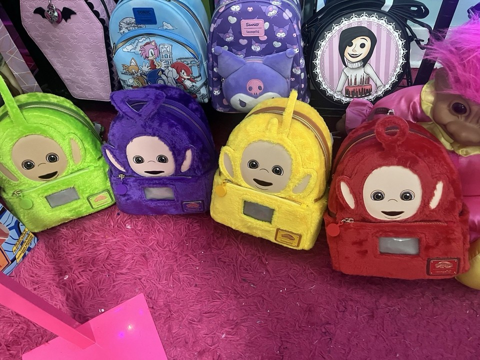TELETUBBIES LOUNGEFLY MINI BACKPACK LIGHT UP BUNDLE OF 4 | eBay