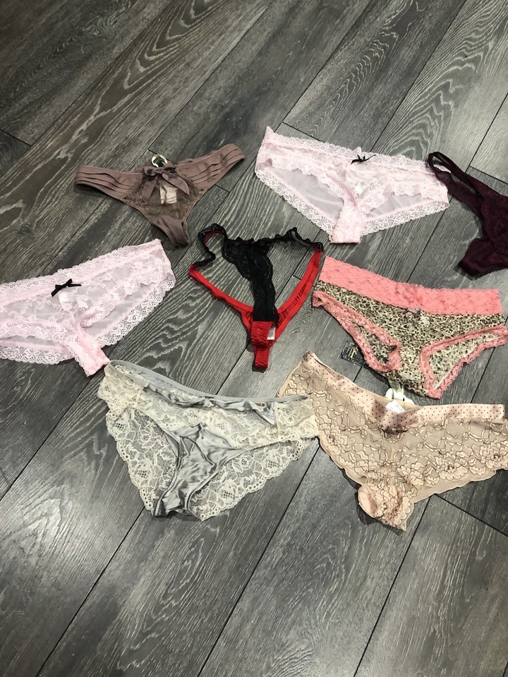 9x Size 12- 14 Women’s Ladies Knickers Underwear Panties Thongs Bundle ...