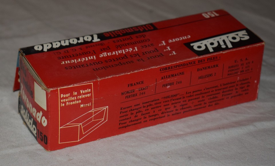 Solido No. 150 Oldsmobile Toronado Burnt Orange Diecast Car in Original ...