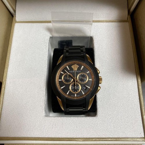Watch Versace VEM800418 Characterchrono WR 3ATM Stainless Steel Swiss ...