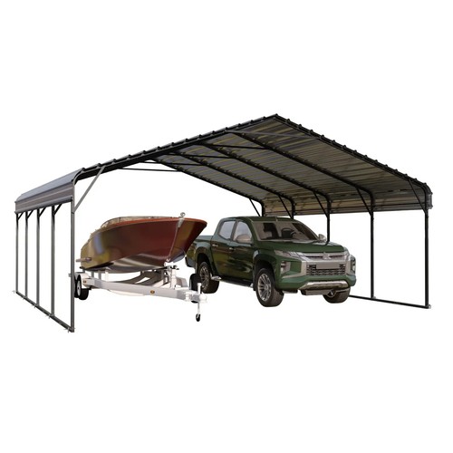 Heavy Duty Car Canopy Outdoor Carport Cover Metal Car Port with ...