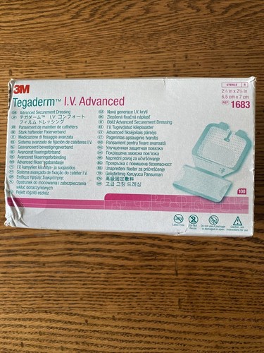 3M #1683 Tegaderm I.V. Advanced Securement Dressing, 2 1/2"x 2 3/4" Qty ...