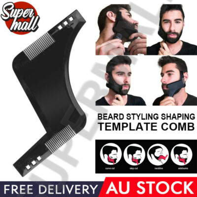 Beard Styling Shaping Template Comb Tool Symmetry Trimming Shaper ...