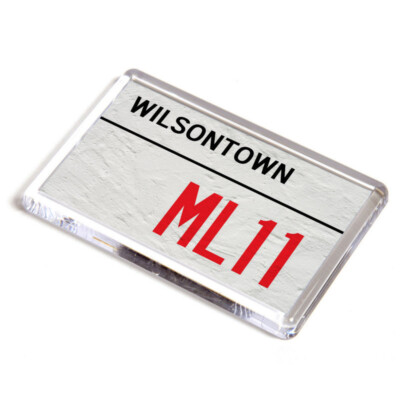 FRIDGE MAGNET - Wilsontown ML11 - UK Postcode | eBay