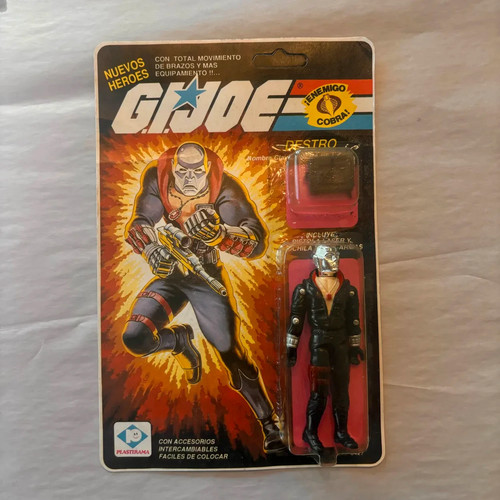 Vintage 1982 GI JOE plastirama Destro (NIB) Argentina Version Hasbro | eBay