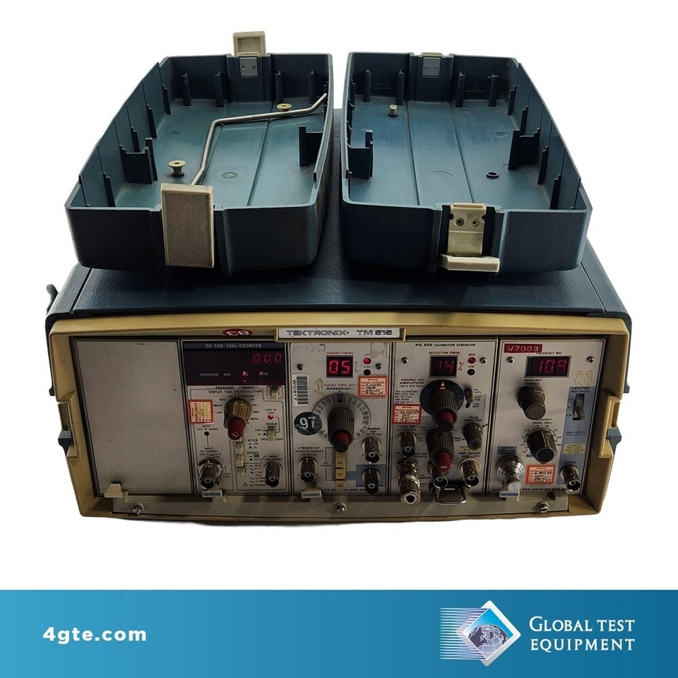 Vintage Tektronix TM515 Mainframe w/Option 06 with DC508, TG501, PG506 ...