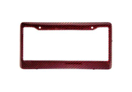 For Lexus Red Carbon Fiber License Plate Frame 100% Real And Authentic ...