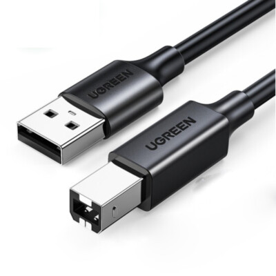 Printer Data Cable USB2.0AM/BM Square Port Connector Printer Cable 1/3 ...